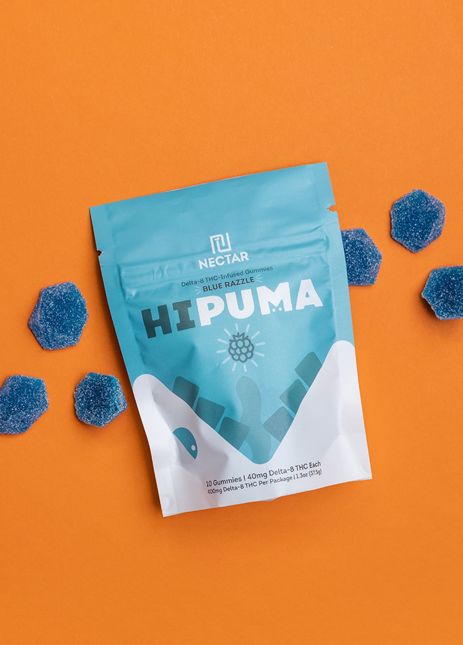 Blue Razzle Gummies | Nectar Delta-8 THC Products